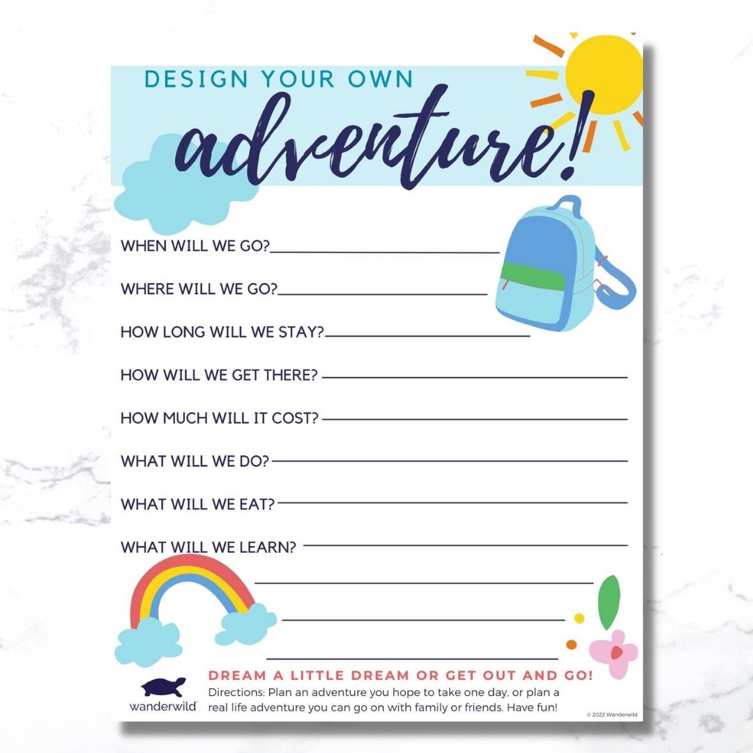 Printable: Design Your Own Adventure – WANDERWILD CO